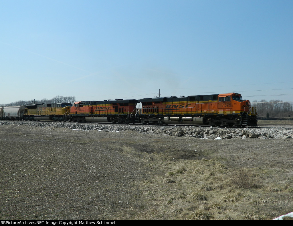 Northbound Freight Into Old Monroe